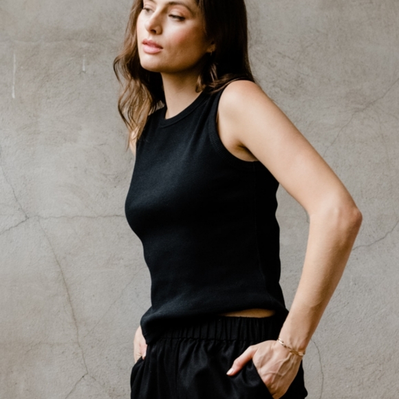 Able | Tops | Nwt Able Lise Ribbed Tank | Poshmark